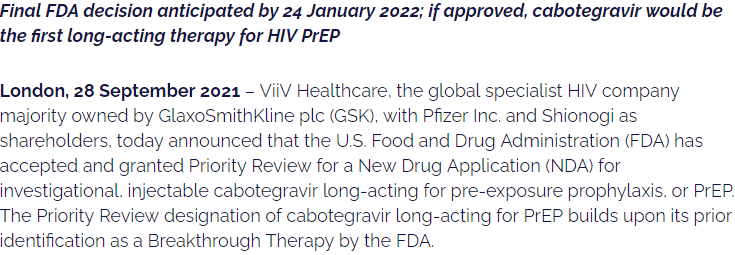 只需两个月注射1次！长效HIV预防疗法获FDA优先审评资格医药新闻-ByDrug-一站式医药资源共享中心-医药魔方