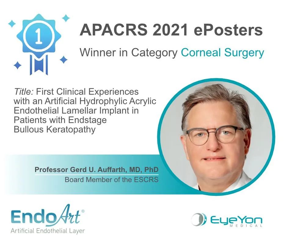 睿盟希被投公司EyeYon Medical 的人工内皮植片EndoArt?在美国连续获奖，得到行业巨大认可！医药新闻-ByDrug-一站式医药 ...