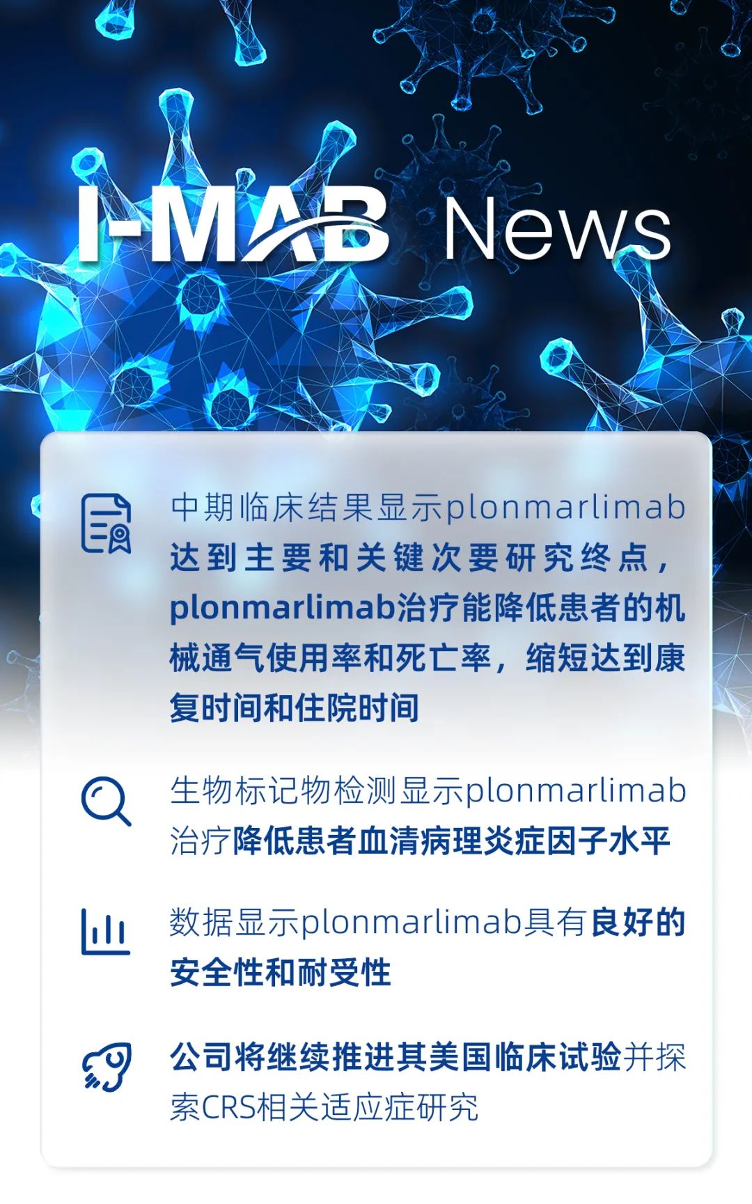 天境生物公布其治疗重症新冠肺炎的Plonmarlimab单抗的2/3期临床研究中期结果医药新闻-ByDrug-一站式医药资源共享中心-医药魔方